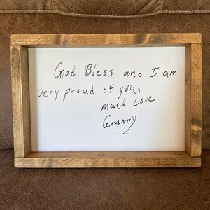 Handwritten Sign Custom Handwriting Handwritten Gift - Etsy