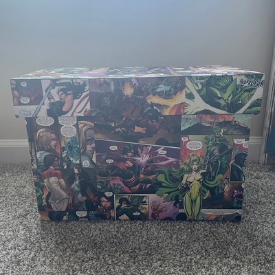 CUSTOM SPIDER-MAN Decoupage Comic Book Storage Box - Etsy