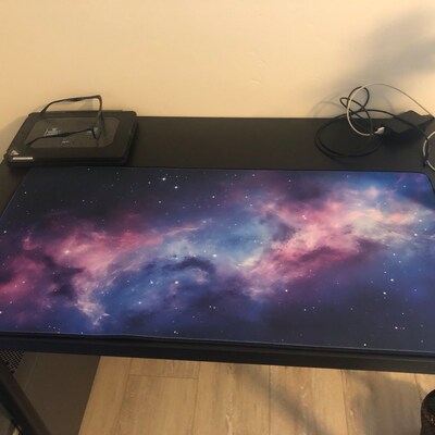 Moon Desk Mat, Dreamy Celestial Workspace, Pastel Desk Pad, Cute Desk ...