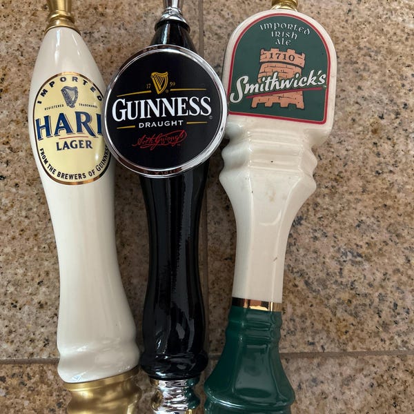 Beer Tap Handle Tapper Kegerator Guinness Guiness Guinnes Stout Beer ...