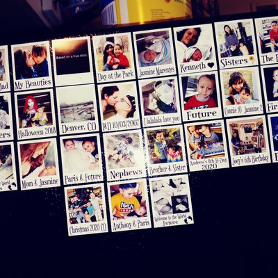 Personalized MINI Refrigerator Magnets Set of 9 - Etsy