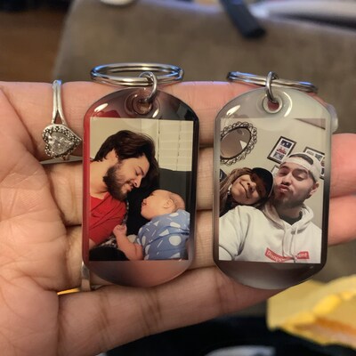 Husband Keychain Keychains Put Any Picture on These - Etsy