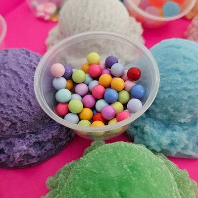 Dog Fake Sprinkles Mix Corgi, Paw Print, and Bone Fimo Slices Polymer ...