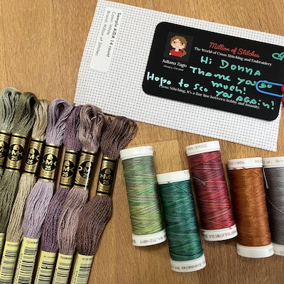 6x Olive Green DMC Flosses, Dmc Threads, DMC Kit, Dmc Set of Colors ...