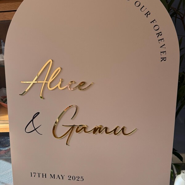 Monochrome Wedding Name Places, Black & White Wedding Décor, Bespoke ...