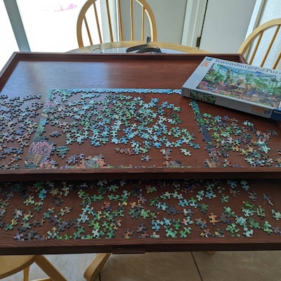 Puzzle Board With Cover, Puzzle Table, Jigsaw Puzzle Board, Puzzle ...