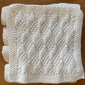 KNITING PATTERN | Macrame Cord Trivet - Easy Summer Knitting Project - Etsy