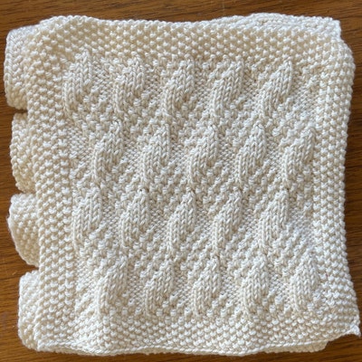 KNITING PATTERN Macrame Cord Trivet Easy Summer Knitting Project - Etsy