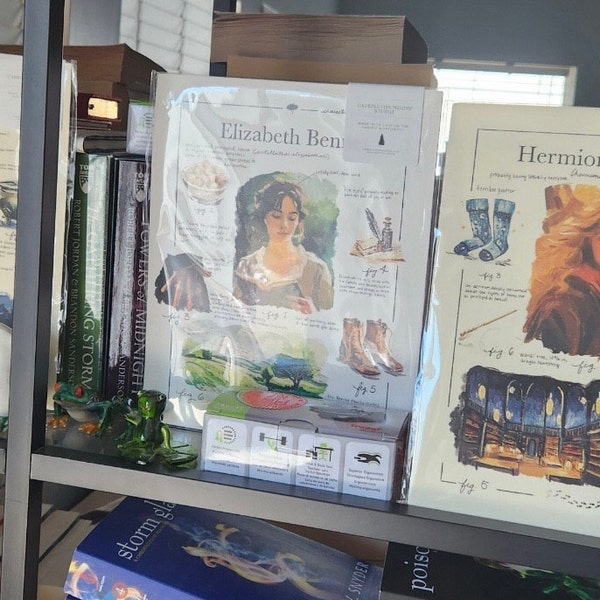 Elizabeth Bennet Art Print - Pride and Prejudice Character Field Guide ...