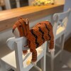 3in1 Jungle Tiger Folding Baby Blanket Crochet Pattern Pram Toy ...