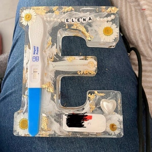 Handmade Baby Birth Keepsake Resin Customizable Souvenir With Embedded ...