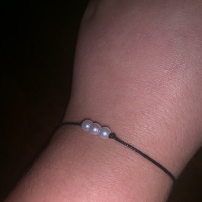 Adjustable Beaded Cord Bracelet / Handmade Beaded Cord - Etsy