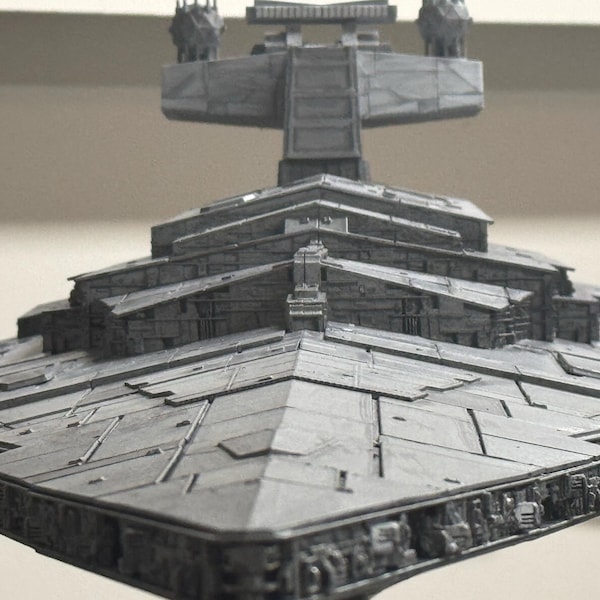 1/4000 Venator Star Destroyer Ship Model - 11" Inches Long Battleship ...