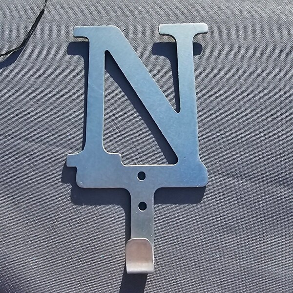 Kids Letter Hooks Towel Hanger Letter Coat Hanger Metal Individual ...