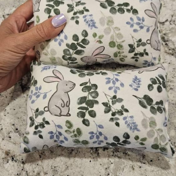 Bunny Toss Pillow Toy, Small Pet Toy, Rabbit Enrichment Toy, Mental ...