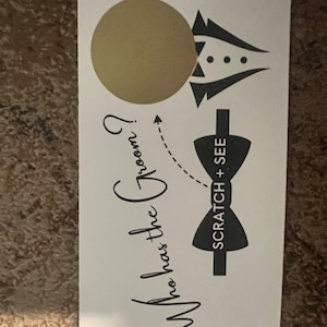 Who Has the Bride Scratch Game - Etsy