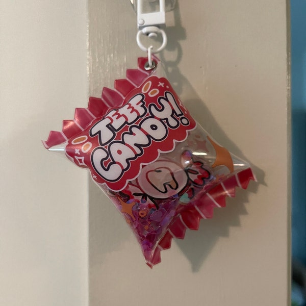 Puffy Teef Candy Keychain! - Etsy