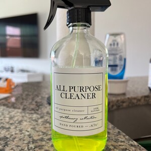 CUSTOM Cleaning Labels Design Your Own Label Designer | Etsy