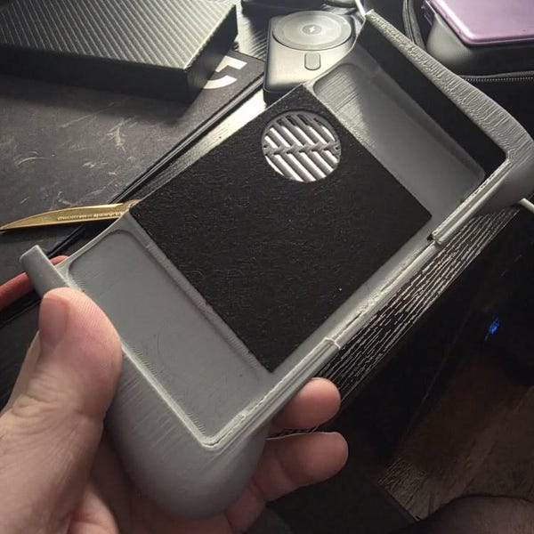 Grip for Ayn Thor Dual Screen Device Thick Comfort Grip With Felt Wrap ...