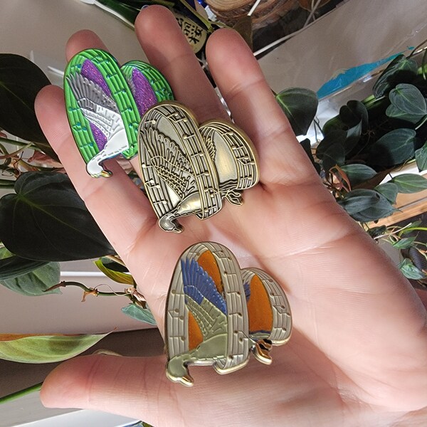 3D Pigeon Notes * Blue / Orange - Etsy