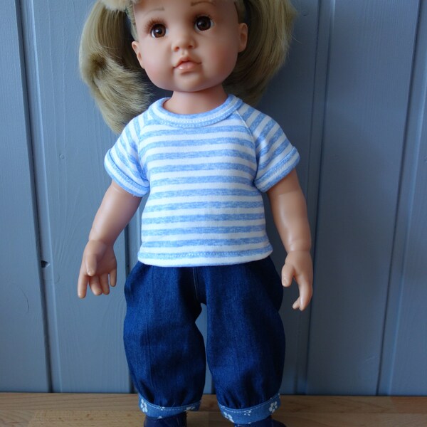 Doll Clothes 50 Cm Götz, MARIE Flower Blue Pink White Green - Etsy
