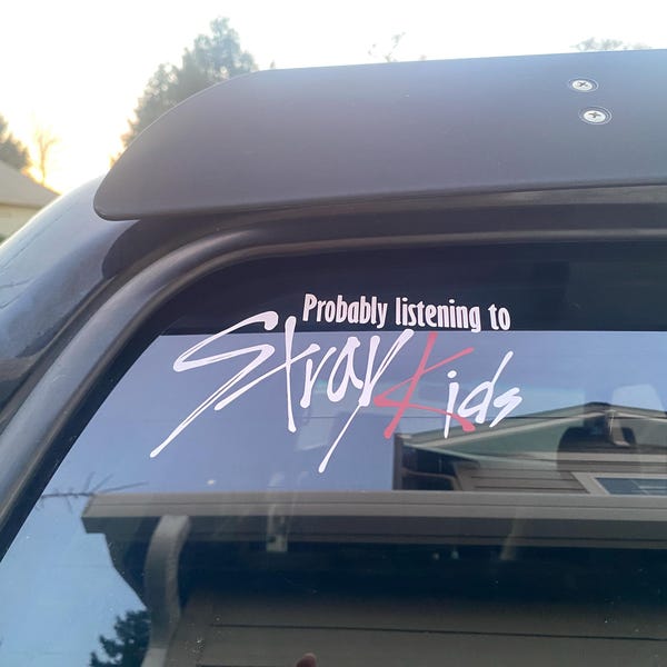 Listening to STRAY KIDS Decal - Etsy