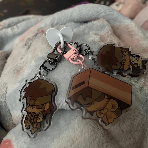 Metal Gear Solid - 2 Inch Epoxy Keychains - Etsy