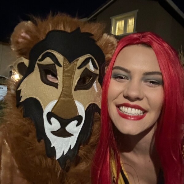 Lion Cub Costume Mask, World Book Day Costume, Costume Gift, Child ...