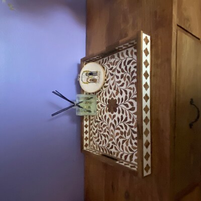 NEW Rustic Reclaimed Wood Farmhouse Hanging Key Cupboard Wall Decor Key ...