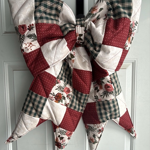 The Big Giant Reversible Quilted Bow | Beginner Friendly PDF Sewing ...