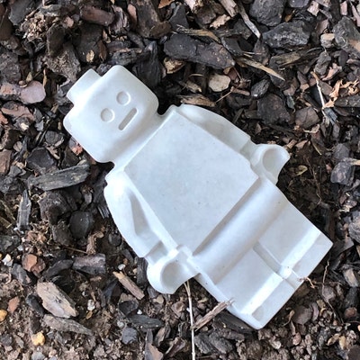 Lego Man Concrete Stepping Stone - Etsy