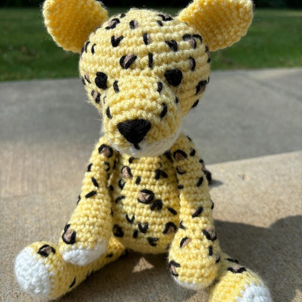 Leopard Crochet Pattern PDF - Crochet Leopard Amigurumi Pattern ...