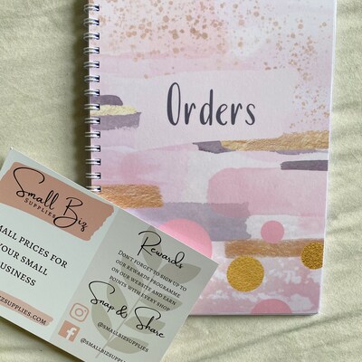 Limited Edition Order Book Pink Order Book Pink and Gold Order Book - Etsy