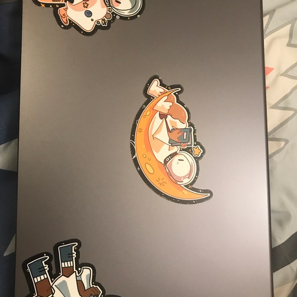 Cute Space Ghost Waterproof Sticker Set V5 - Etsy