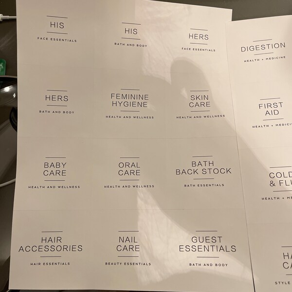 Countryside Hand Dish Soap Labels Water and Oil Resistant Stickers by ...