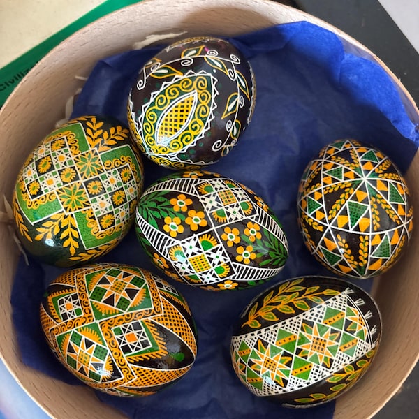 Traditional Ukrainian Pysanka Real Ukraine Souvenir Easter Eggs Hand ...