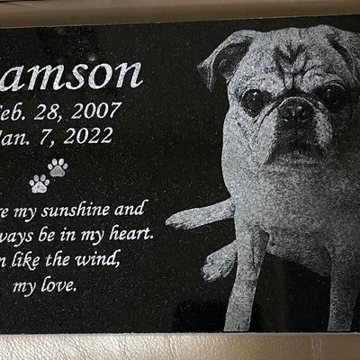Pet Upright Headstone, Small Upright Headstone, Upright Pet Headstone ...