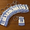 Personalised Jersey Key Ring - 3D Printed - Etsy