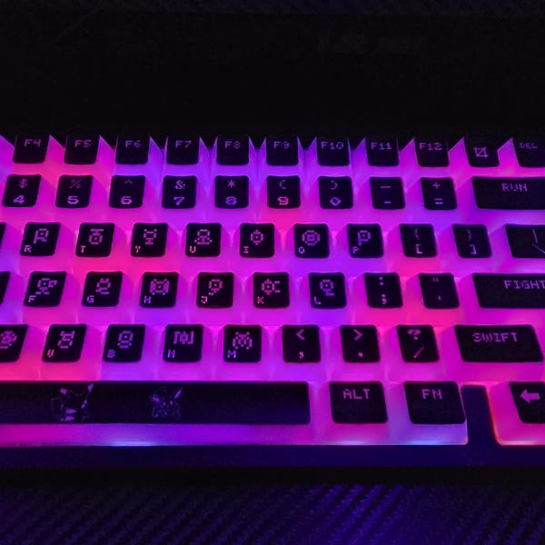 Sonic the Hedgehog Characters Backlit Keycap Pack | Mechanical Keyboard ...