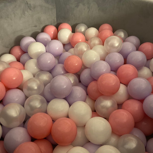 Plastic Balls| Ball Pit Balls| Balls for Ball Pit| 1st Birthday Gift I ...