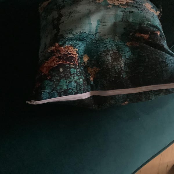 Turquoise Cushion Cover, Modern Vivid Pillow Case, Bohemian Bedroom ...