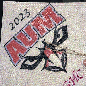 CUSTOM Barbie Jeweled Graduation Cap Topper College Graduation High ...