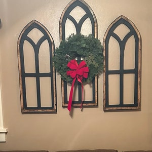 Black Wood Cathedral Style Arch - Etsy