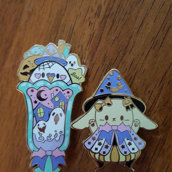 Astro Birb Kawaii Enamel Pin | Pastel Space Budgie Parakeet Enamel Pin ...