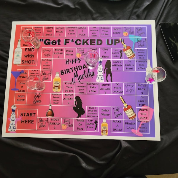 Adult Couple Board Game Date Night Game Digital File Printable