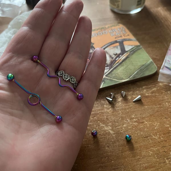 Piercing Retainer, Bio Flex Retainer, 16g Retainer. 14g Retainer ...