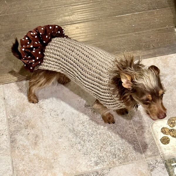 Dog Sweater, Cute Dog Sweater, Chihuahua, Yorkie, Small Dog Sweater ...