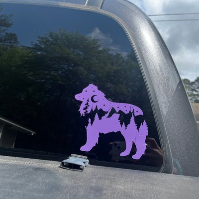 Adventure Aussie Decal, Aussie Nature Bumper Sticker, Dog Mom, Dog ...