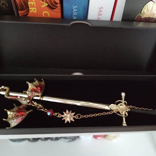 Dragon Sword Metal Bookmark Gifts for Readers Book Lover, Fantasy ...