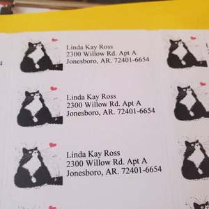 30 Personal Address Labels Heart of Butterflies bx 831 - Etsy